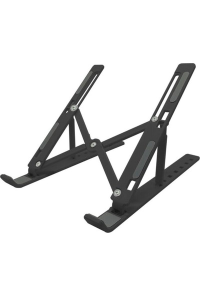 Acenter 7 Kademeli Ayarlı Katlanabilir Laptop Tablet Standı Siyah Acenter 7 Kademeli Ayarlı Katlanabilir Laptop Tablet Standı Siyah