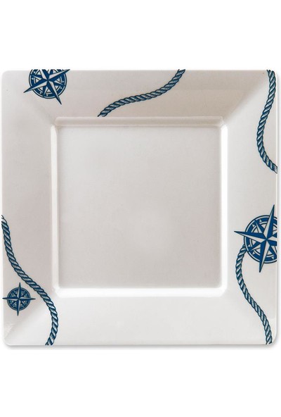 AND OUTDOOR Andtableware Marine Melamin Tabak Large (6'lı)