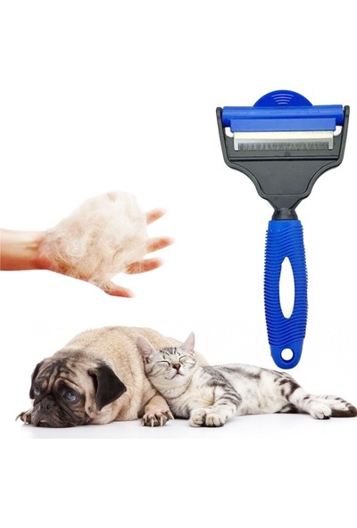Mbois Buffer Profesyonel Ergonomik Saplı Çift Taraflı Evcil Hayvan Pet Kedi Köpek Fırçası Tarak ve Tırmık Mbois Buffer Profesyonel Ergonomik Saplı Çift Taraflı Evcil Hayvan Pet Kedi Köpek Fırçası Tarak ve Tırmık