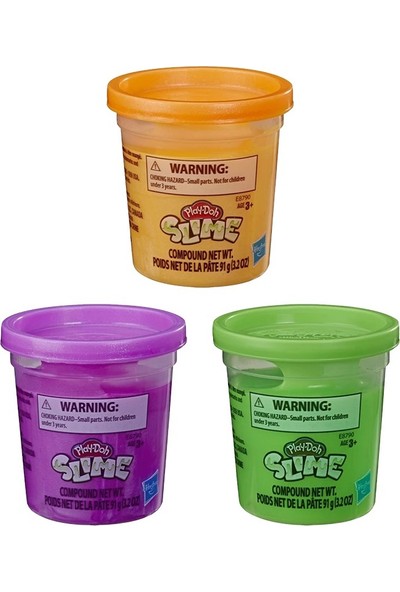 Play-Doh Slime 3'lü Hamur Metalik Turuncu + Metalik Mor + Metalik Yeşil Play-Doh Slime 3'lü Hamur Metalik Turuncu + Metalik Mor + Metalik Yeşil