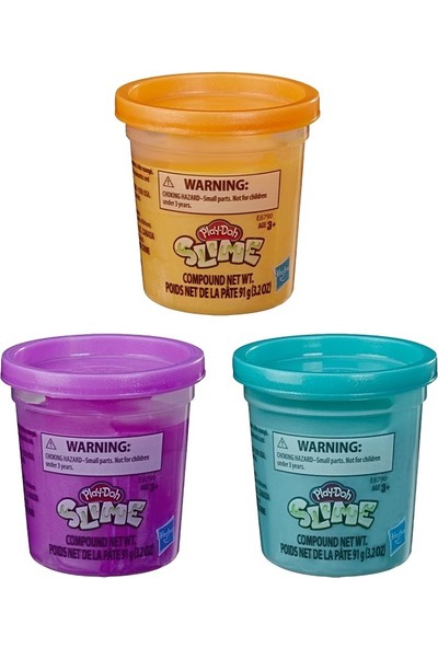 Play-Doh Slime 3'lü Hamur Metalik Turuncu + Metalik Turkuaz + Metalik Mor Play-Doh Slime 3'lü Hamur Metalik Turuncu + Metalik Turkuaz + Metalik Mor