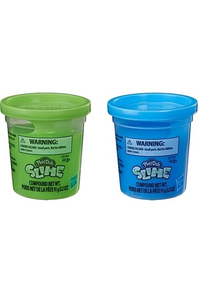 Play-Doh Slime 2 'li Hamur Metalik Yeşil ve Metalik Mavi Play-Doh Slime 2 'li Hamur Metalik Yeşil ve Metalik Mavi