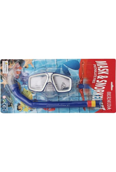 Bermuda Phthalate Free Maske Şnorkel Set