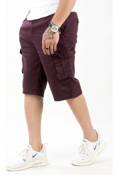 Deepsea Vişne Erkek Kargo Cepli Kapri 2002014 Deepsea Vişne Erkek Kargo Cepli Kapri 2002014