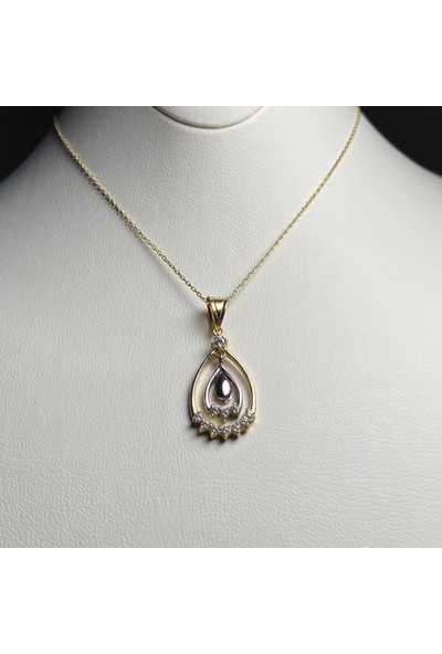 Hür Gold 14 Ayar Altın Taş Modelli Kolye Hür Gold 14 Ayar Altın Taş Modelli Kolye