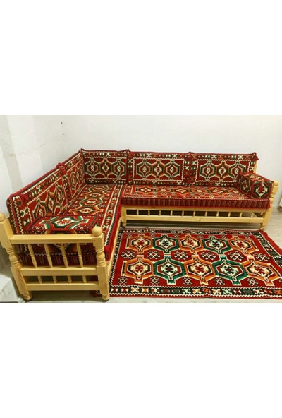 Puhu Ahşap Aksesuar Kafkas Köşe Sedir Puhu Ahşap Aksesuar Kafkas Köşe Sedir