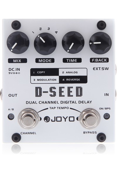 Fairy Joyo D-Seed Çift Kanallı Dijital Gecikme Gitar Efekt Pedalı (Yurt Dışından) Fairy Joyo D-Seed Çift Kanallı Dijital Gecikme Gitar Efekt Pedalı (Yurt Dışından)