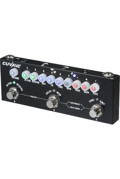 Cuvave Cube Baby Taşınabilir Çok Fonksiyonlu Elektro Gitar Pedalı (Yurt Dışından)