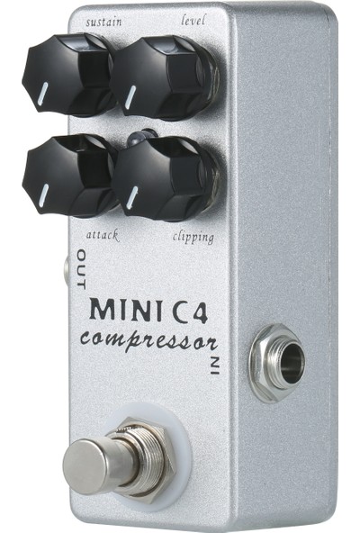 Mosky Mını C4 Kompresör Gitar Efekt Pedalı True Bypass (Yurt Dışından)