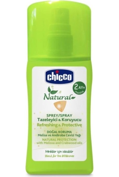 Chicco Tazeleyici ve Sinekten Koruyucu Sprey 100 ml *yeni Ürün*