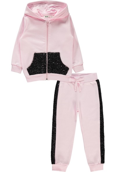 Civil Girls Kız Çocuk Kapüşonlu Eşofman Takımı 2-5 Yaş Pembe Civil Girls Kız Çocuk Kapüşonlu Eşofman Takımı 2-5 Yaş Pembe