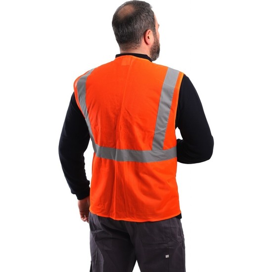 Eserıs Mühendis Tipi Ikaz Yeleği Turuncu Fiyatı