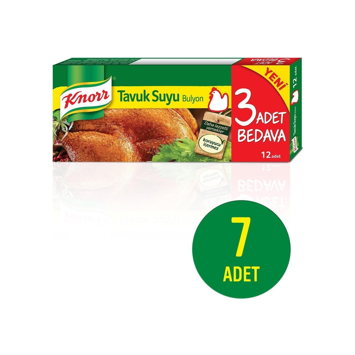 Knorr Tavuk Bulyon 12'li 120 gr x 7 Fiyatı - Taksit Seçenekleri
