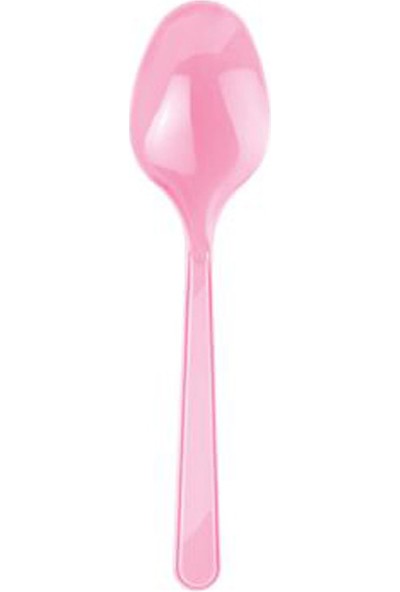 Eminönü Toptancı Kaşık Plastik - 25 Adet Pembe