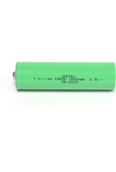 Fano Sertec 18650 3.7V 1800 Mah Şarj Edilebilir Pil Orijinal Li-On Pil