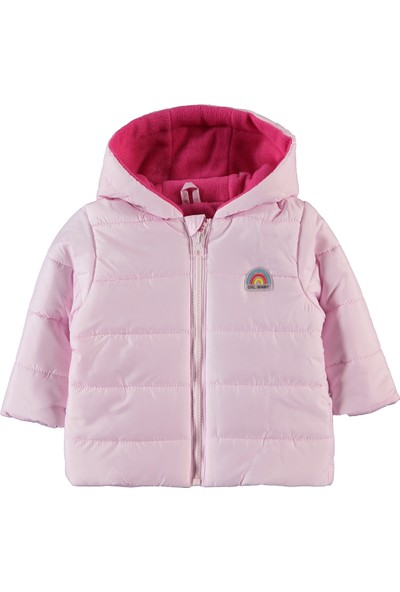 Civil Baby Kız Bebek Kapüşonlu Mont 6-18 Ay Pembe