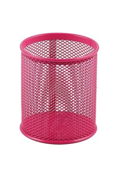 Drt Metal Perfore Silindir Kalemlik Pembe Drt Metal Perfore Silindir Kalemlik Pembe