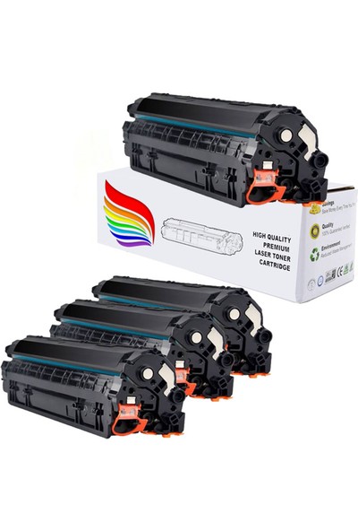 Hp Laserjet Pro M1217 Muadil Toner 85A Muadil Toner 4'lü Paket