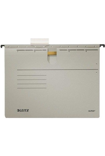 Leitz 1984 25' Li Gri Renk Alpha Askılı Dosya