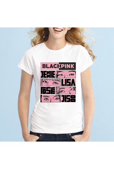 Hediyecenter Blackpink Baskılı Unisex Tişört D20 Hediyecenter Blackpink Baskılı Unisex Tişört D20