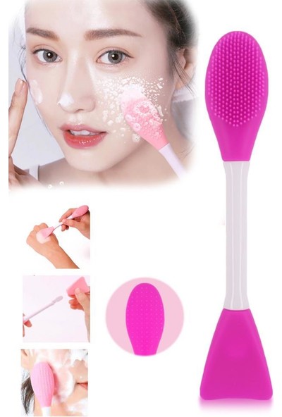 Mujgan Çift Uçlu Pembe Maske Sürme Aparatı Mujgan Mujgan Çift Uçlu Pembe Maske Sürme Aparatı Mujgan