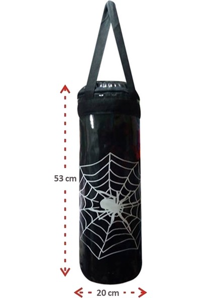 Spor Byfit 53 cm x 20 cm Hazır Dolu Siyah Çocuk Boks Kum Torbası Spor Byfit 53 cm x 20 cm Hazır Dolu Siyah Çocuk Boks Kum Torbası