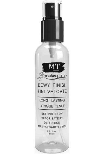 Makeuptime Makyaj Sabitleyici 60 ml Siyah Ambalaj mt