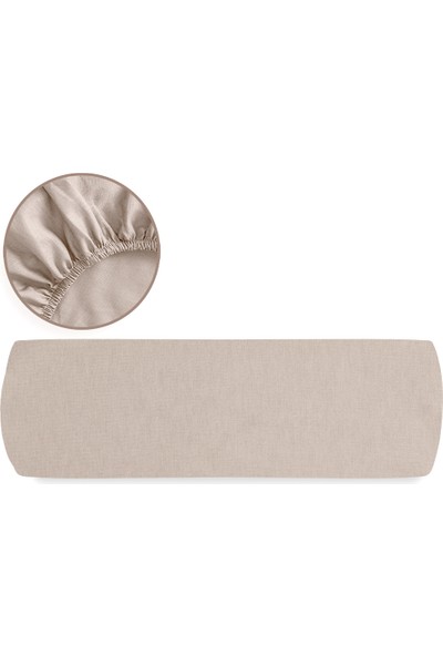 Şanlı 120’LİK Penye Lastikli Çarşaf 120*200 cm (Bej)