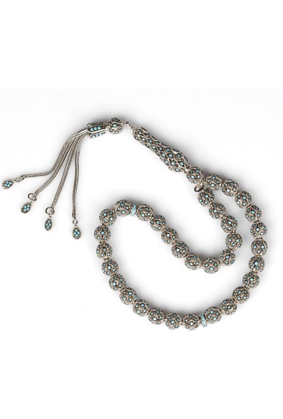 Tesbihcibaba Zirkon Taş Işlemeli Özel Tasarım 925 Ayar Gümüş Tesbih TB9937 Tesbihcibaba Zirkon Taş Işlemeli Özel Tasarım 925 Ayar Gümüş Tesbih TB9937