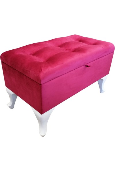 Ertok Sandıklı Puf Koltuk 70 cm Pembe