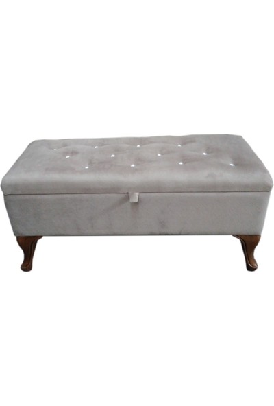 Ertok Sandıklı Puf Koltuk Vizon 90 cm Ertok Sandıklı Puf Koltuk Vizon 90 cm