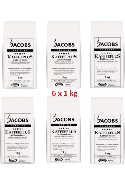 Jacobs Kaffeplus Kahve Kreması 1 kg x 6'lı