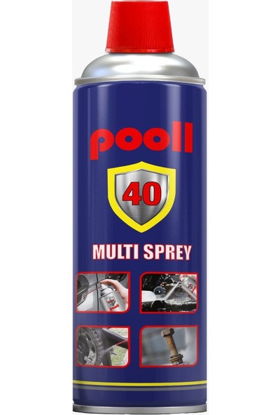 Pooll 40 (Wd-40) Çok Amaçlı Pas Sökücü Sprey 200 ml