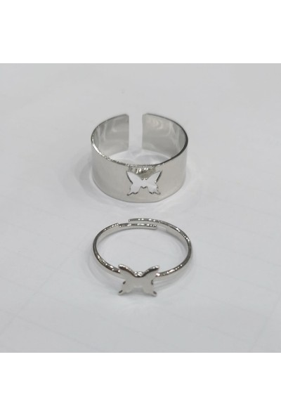 Ne&ra Sevgili Çift Yüzügü Kelebek