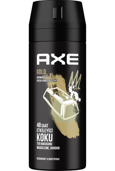 Axe Gold Erkek Deodorant Sprey 150 ml Axe Gold Erkek Deodorant Sprey 150 ml
