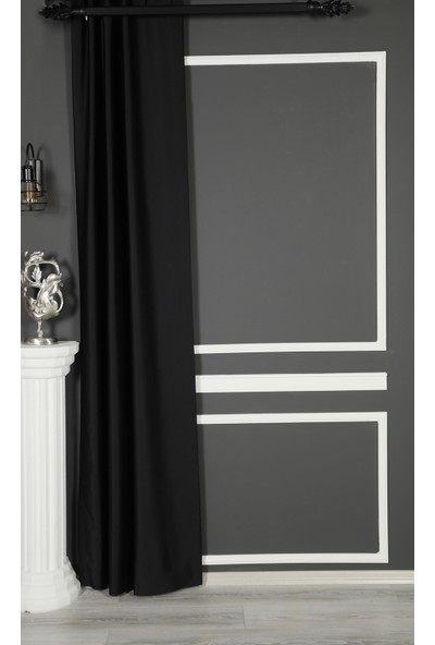 Taç Düz Dikiş Siyah Taç Blackout Karartma Güneşlik