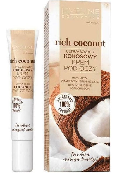 EVELİNE Doğal Hindistancevizli Gözaltı Kremi