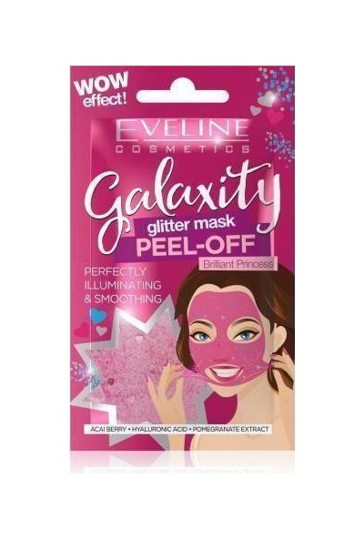 EVELİNE Galaxity- Canlandırıcı Soyulan Simli Yüz Maskesi- 2 Kullanımlık