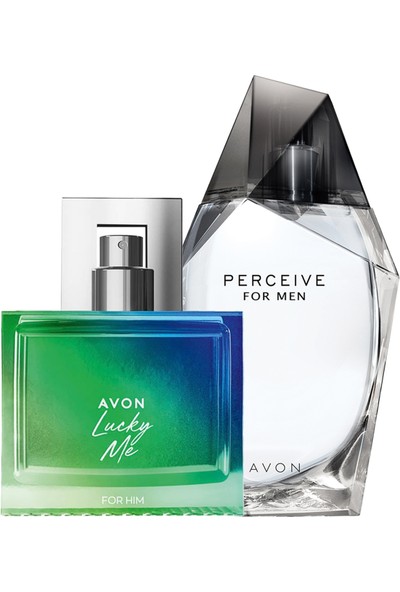 Avon Perceive ve Lucky Me Erkek Parfüm Paketi Avon Perceive ve Lucky Me Erkek Parfüm Paketi