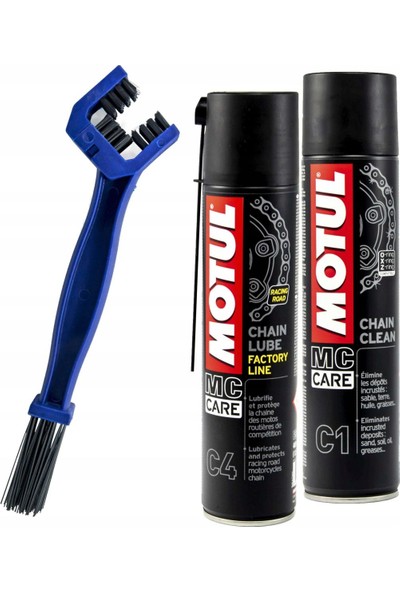 Motul C1, C4, Zincir Temizleme Fırçası Seti Motul C1, C4, Zincir Temizleme Fırçası Seti