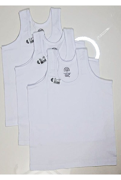 Gümüş Erkek Çocuk Beyaz Atlet 3'lü Paket Gümüş Erkek Çocuk Beyaz Atlet 3'lü Paket