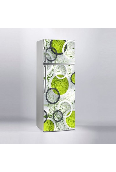 Sticker Art Buzdolabı Sticker Kaplama Dolap Kaplama Etiketi Yeşil Yuvarlak Desenler Sticker Art Buzdolabı Sticker Kaplama Dolap Kaplama Etiketi Yeşil Yuvarlak Desenler