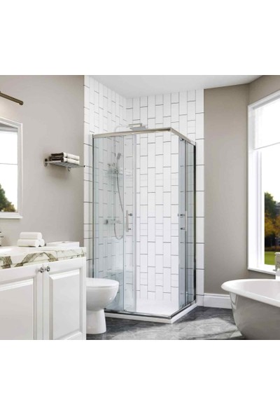 Black Line Blackline Kromaj Şeffaf Duşakabin 5 mm Temperli Cam Black Line Blackline Kromaj Şeffaf Duşakabin 5 mm Temperli Cam