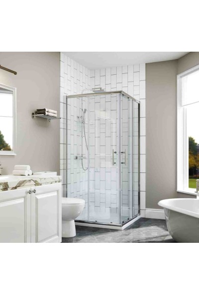 Blackline Kromaj Şeffaf Duşakabin 5 mm Temperli Cam Blackline Kromaj Şeffaf Duşakabin 5 mm Temperli Cam