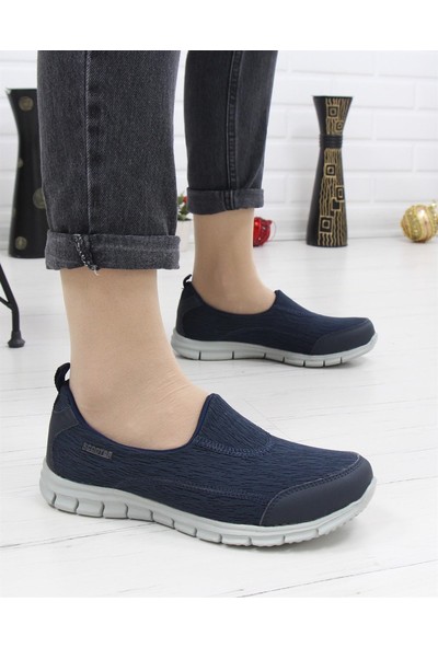 Scooter 5480 Lacivert Anatomik Kadın Yürüyüş Ayakkabı