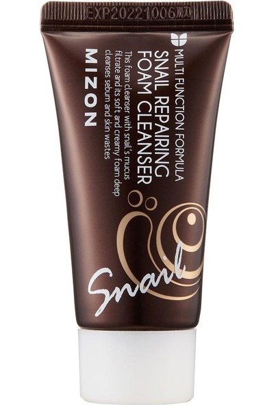 Mizon Snail Repairing Foam Cleanser Deluxe 30 ml - Salyangoz Özlü Köpük Temizleyici Mizon Snail Repairing Foam Cleanser Deluxe 30 ml - Salyangoz Özlü Köpük Temizleyici