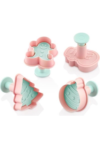 Sun Plastik 4'lü Basmalı Şekilli Kesici Sun Plastik 4'lü Basmalı Şekilli Kesici