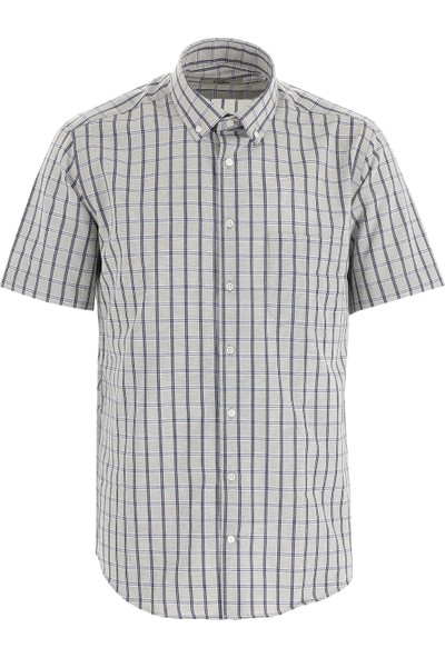 Kiğılı Kısa Kol Regular Fit Ekose Gömlek Kiğılı Kısa Kol Regular Fit Ekose Gömlek