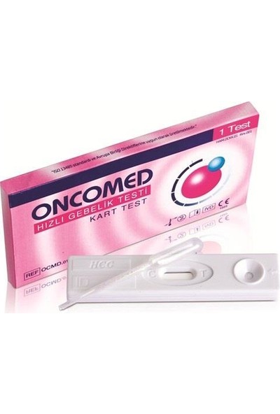 Oncomed Hızlı Hamilelik Testi 1 Adet Oncomed Hızlı Hamilelik Testi 1 Adet