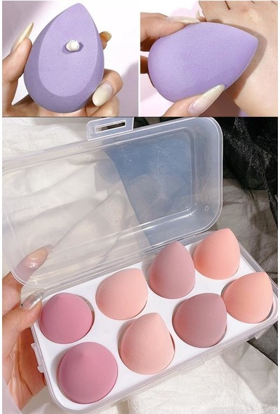 Mujgan 8'li Standtlı Makyaj Süngeri Seti Mujgan